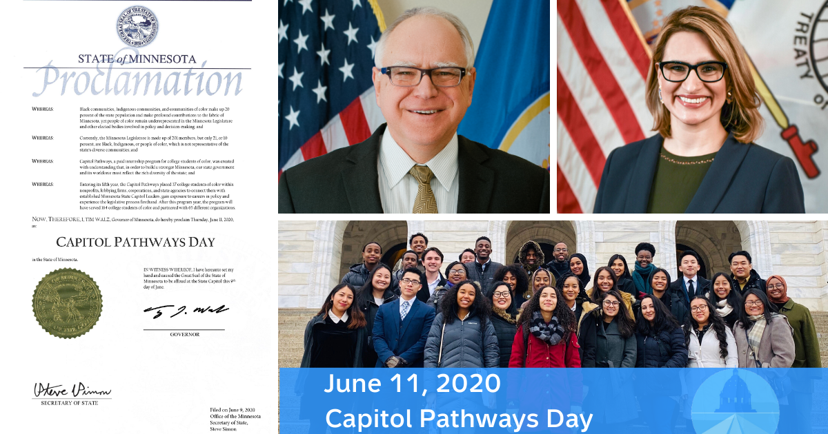 Governor Tim Walz & Lt. Governor Peggy Flanagan proclaim June 11, 2020 ...