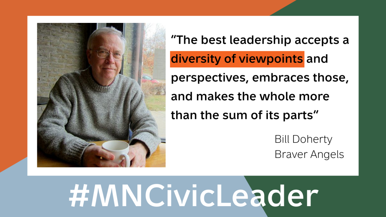 #MNCivicLeader Spotlight: Bill Doherty - Citizens League