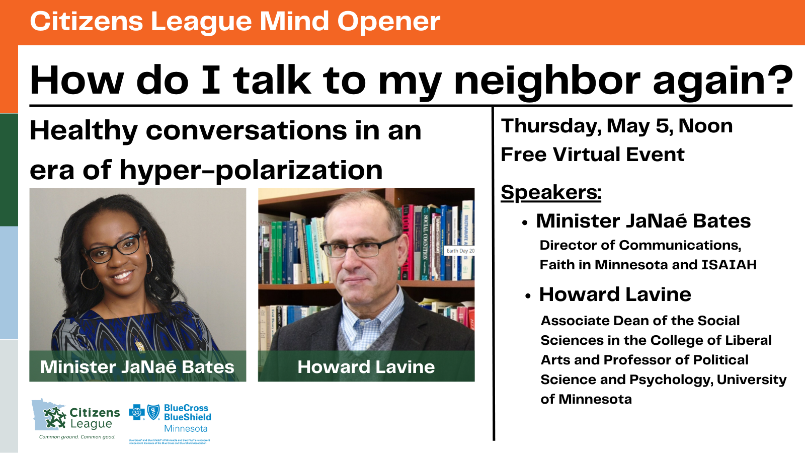 Watch Now: How Do I Talk to My Neighbor Again? - Citizens League